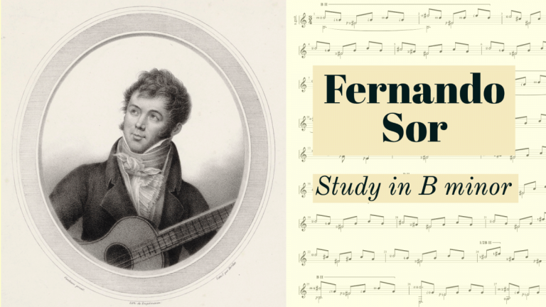 Descarga gratis los estudios de Fernando Sor en PDF y mejora tu técnica guitarrística ...